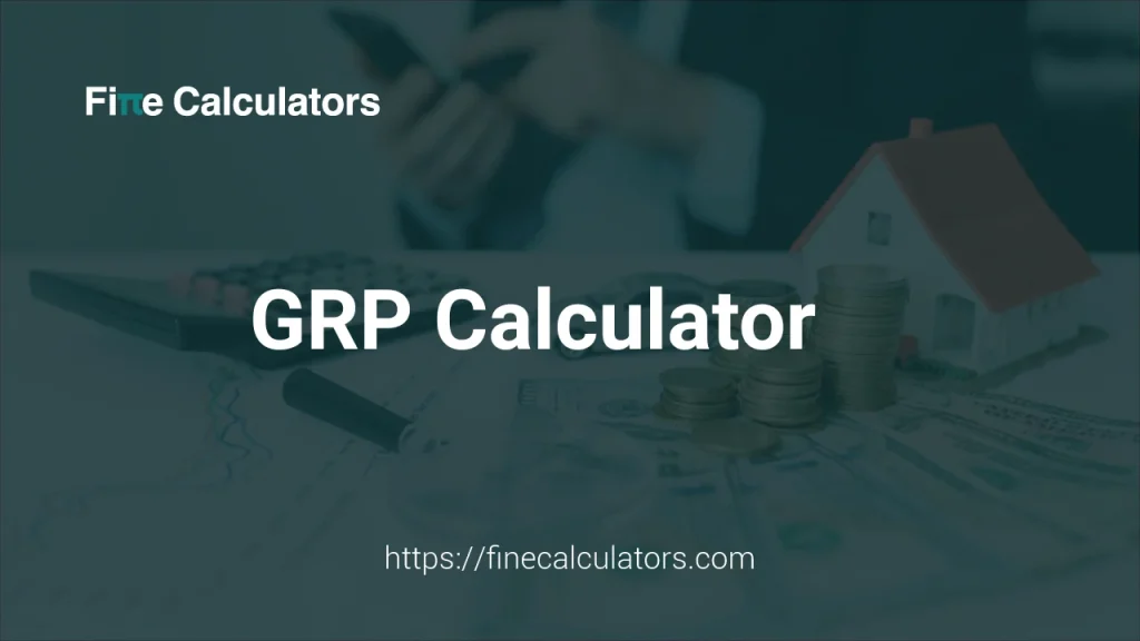 GRP Calculator - Gross Rating Point