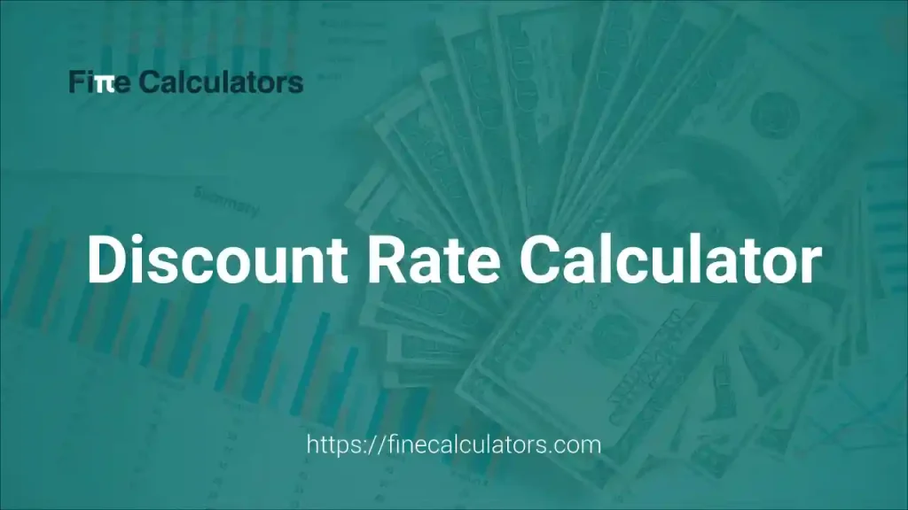 Discount Rate Calculator
