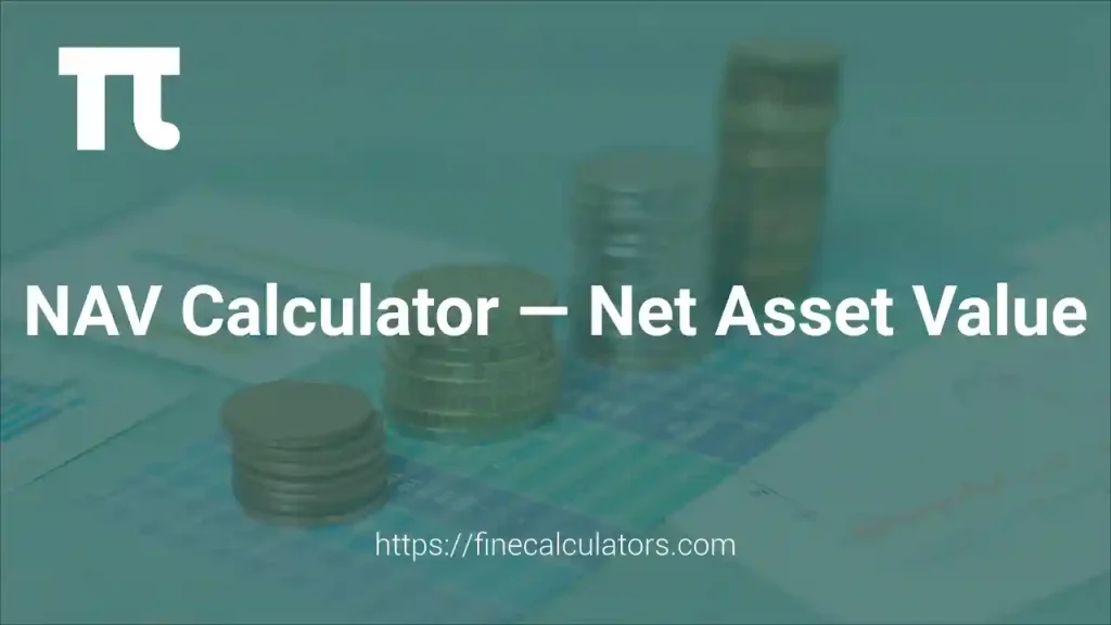 NAV Calculator - Net Asset Value