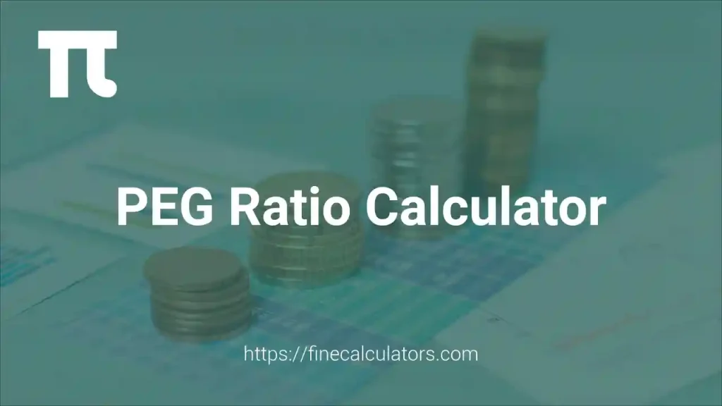 PEG Ratio Calculator